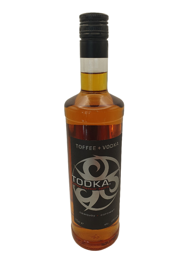 Todka Toffee flavoured spirit 26% 70cl – All Things Cornwall Ltd